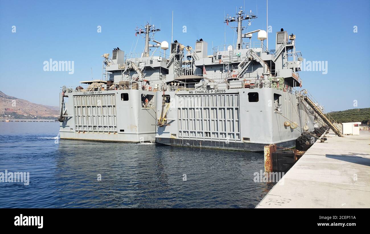U.S. Army Logistics Support Vessels SP4 James A. Loux (LSV 6) and MG ...