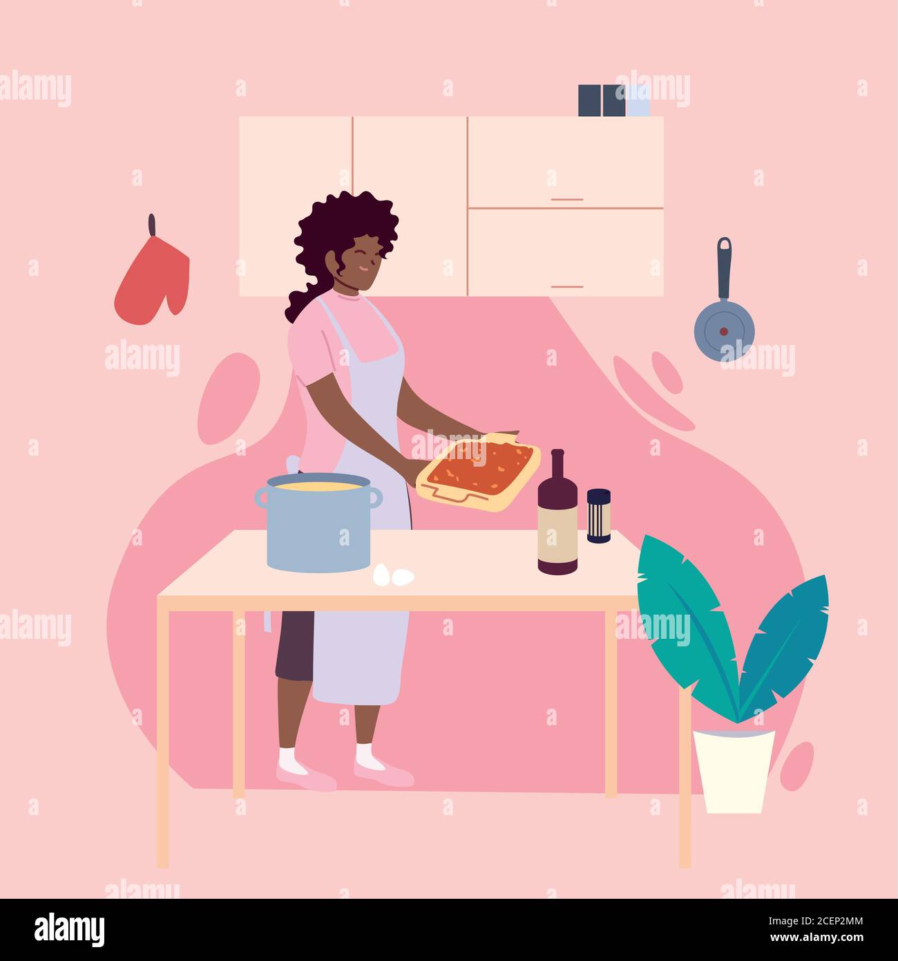 Indian utensils Stock Vector Images - Alamy