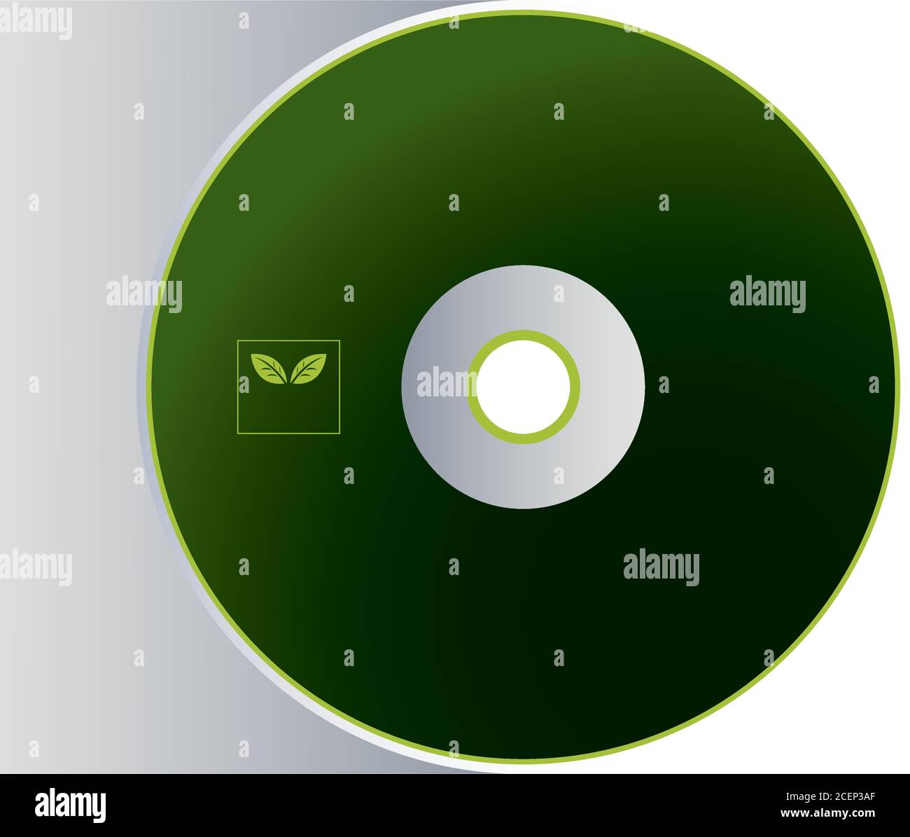 cd with logo of envelopes for branding vector illustration design Stock ...