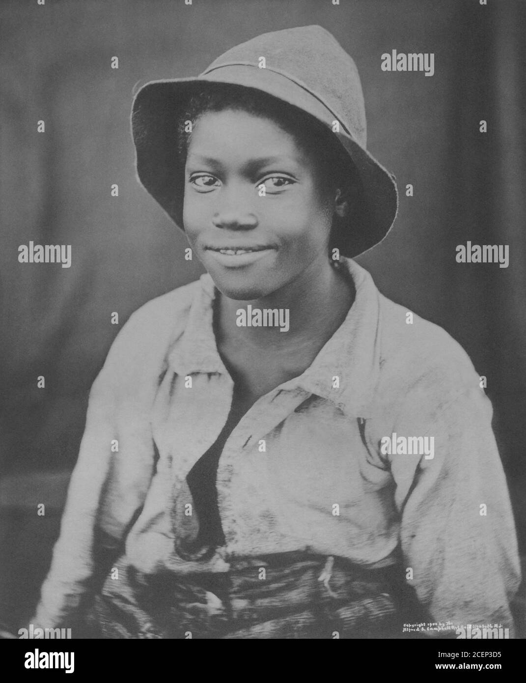 African American Boy Smiling Circa 1900 Stock Photo - Alamy