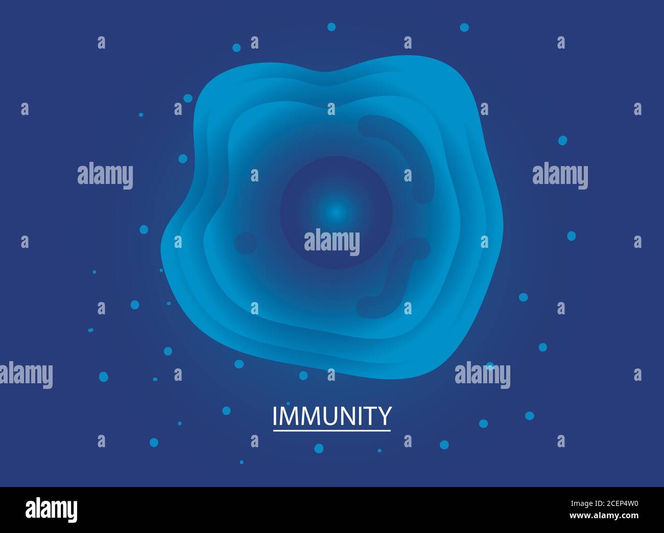 immunity, science background with cells vector illustration design ...