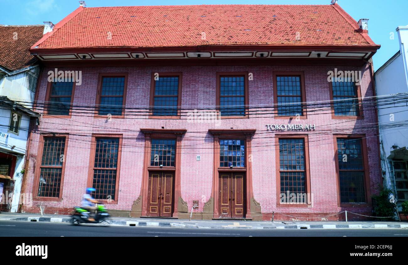 Jakarta, Indonesia - July 10, 2019: Toko Merah (Red Shop) is a Dutch ...