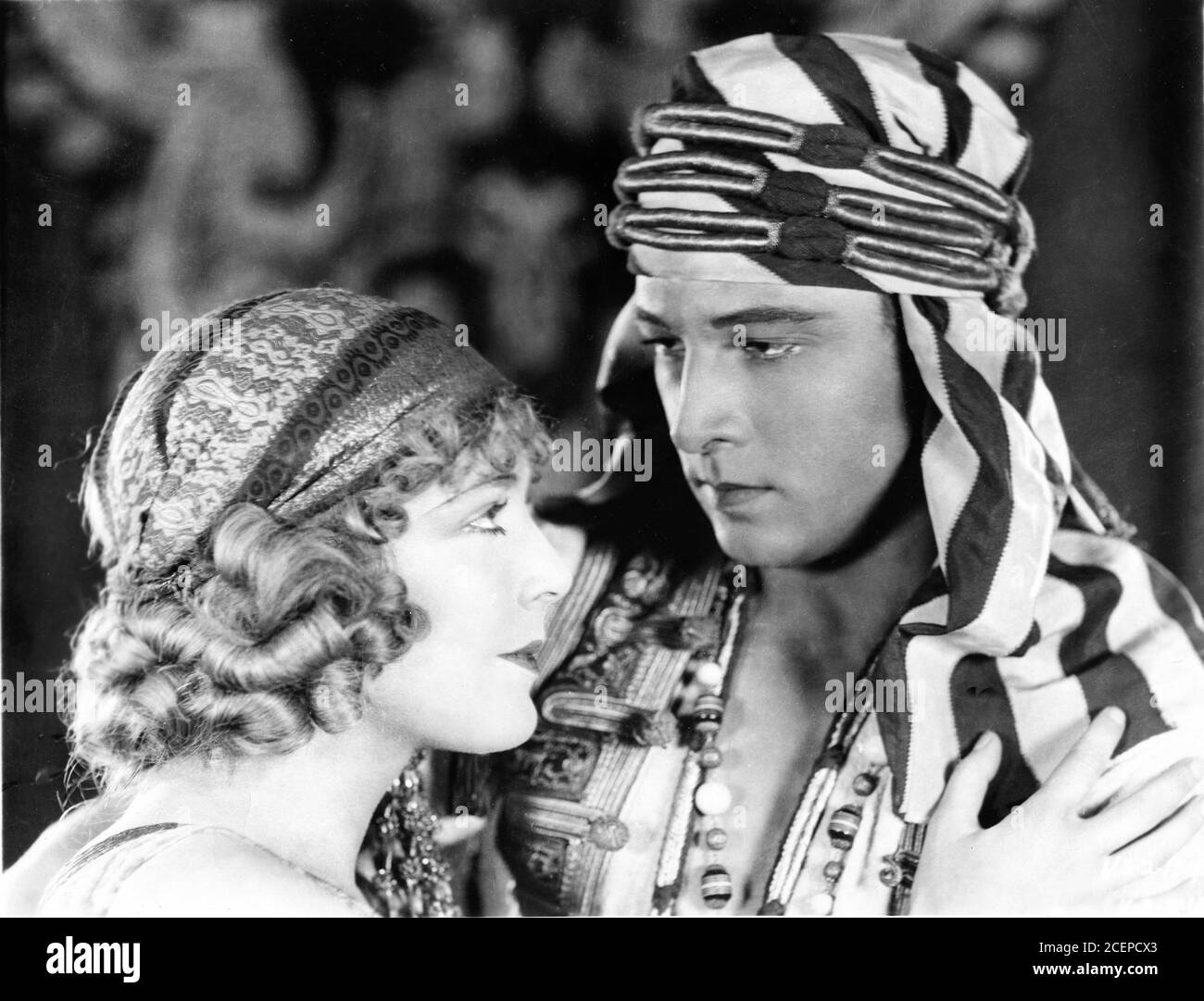 VILMA BANKY and RUDOLPH VALENTINO in THE SON OF THE SHEIK 1926 director ...