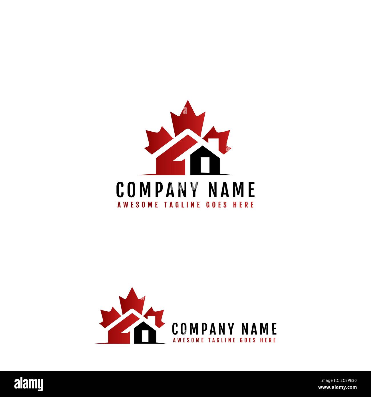 Abstract image buildings canadian flag Stock Vector Images - Alamy