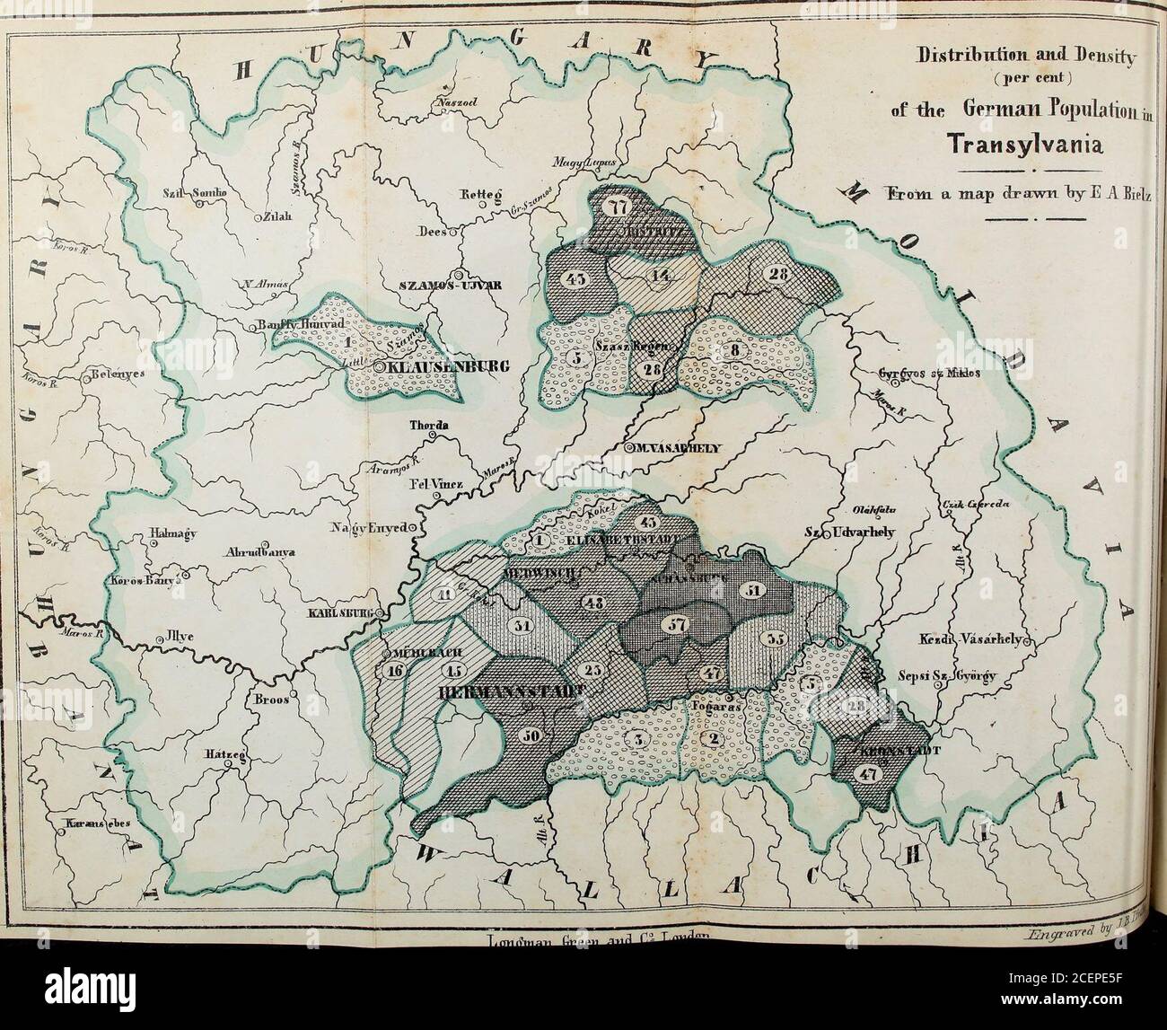 Saxon maps hi-res stock photography and images - Alamy