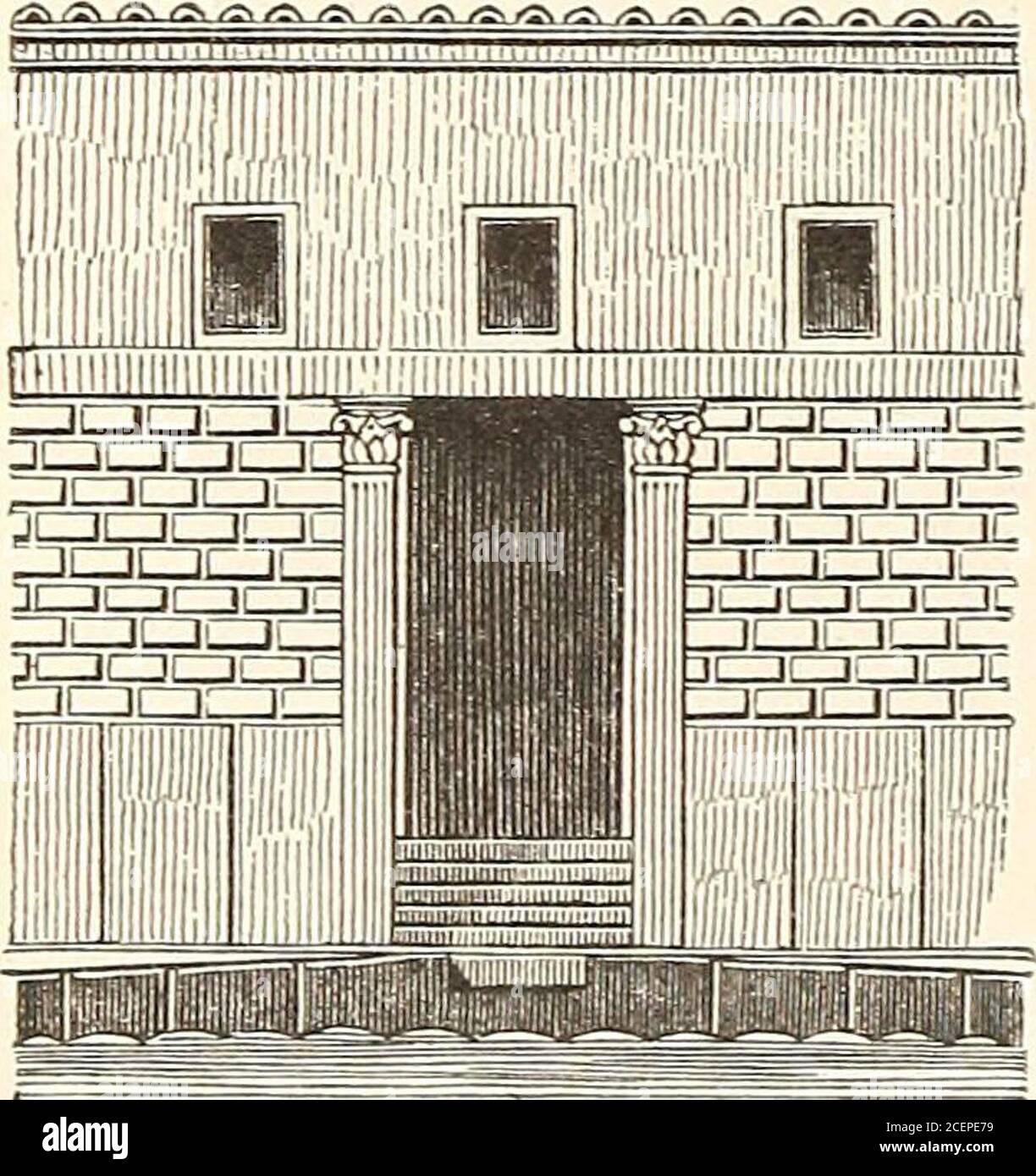 . The life of the Greeks and Romans. erected, with three small windows ...