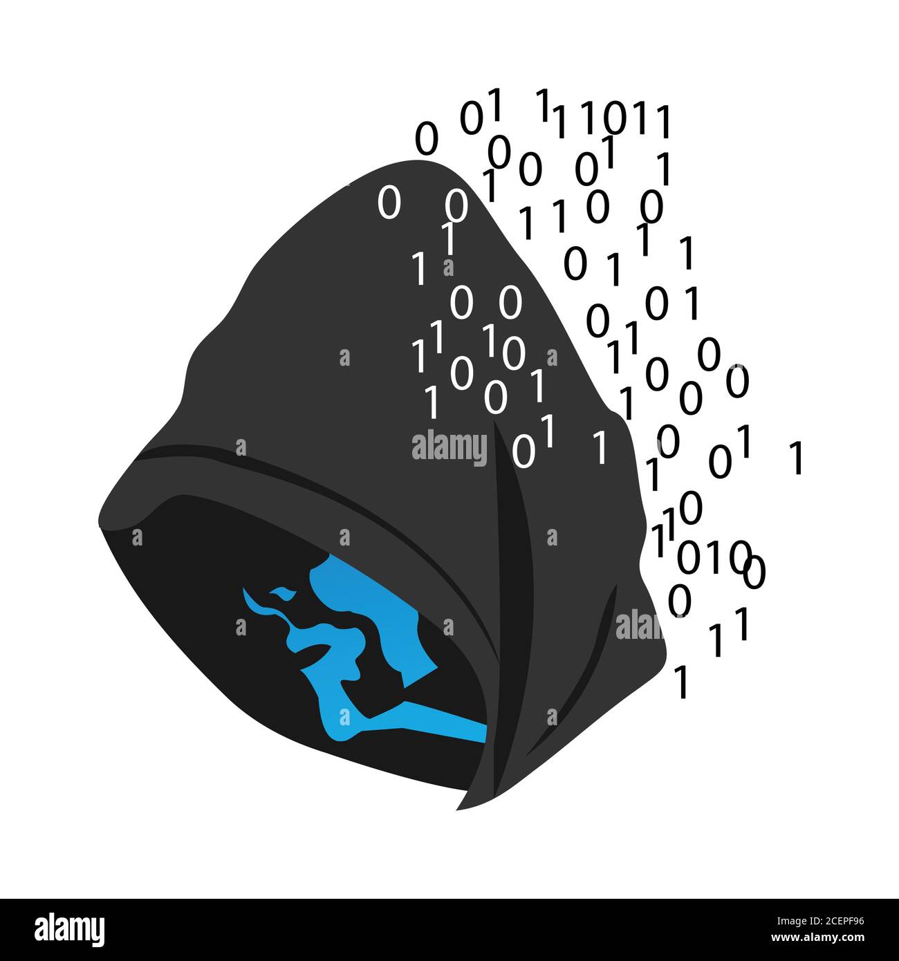 Information security hood Cut Out Stock Images & Pictures - Alamy