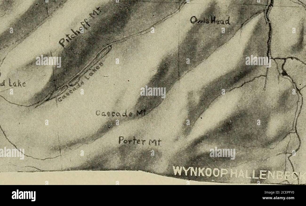 Map of whiteface hi-res stock photography and images - Alamy