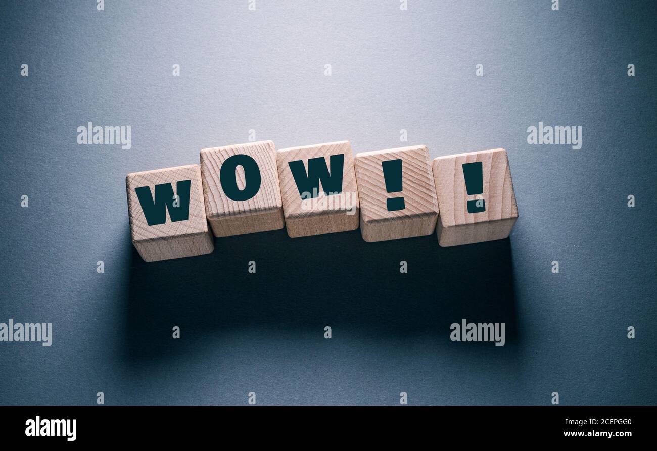 Wow alphabet hi-res stock photography and images - Alamy