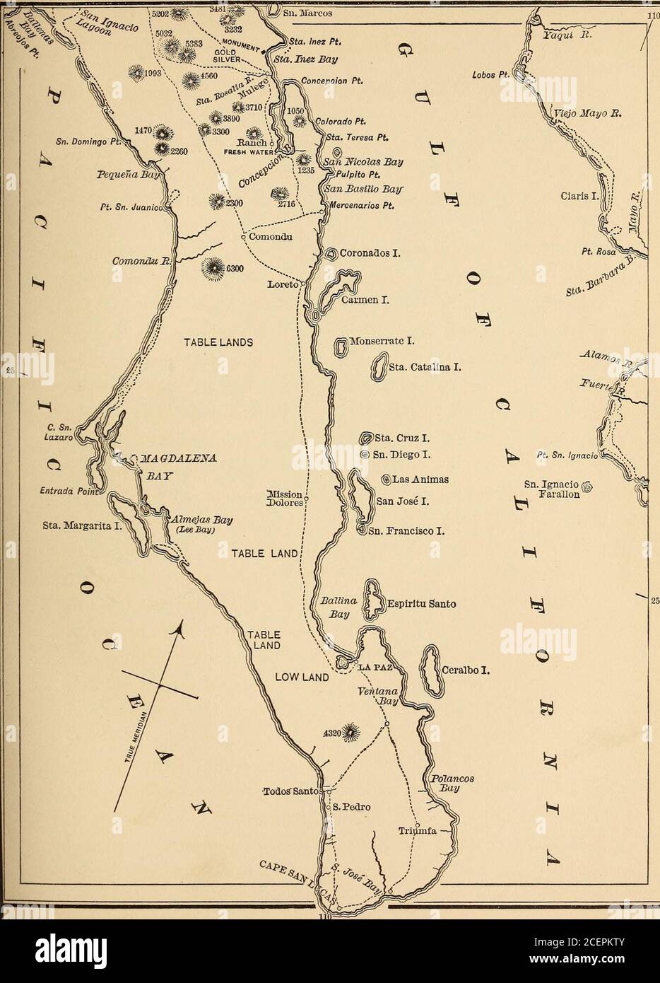 . Peninsular California; some account of the climate, soil productions ...