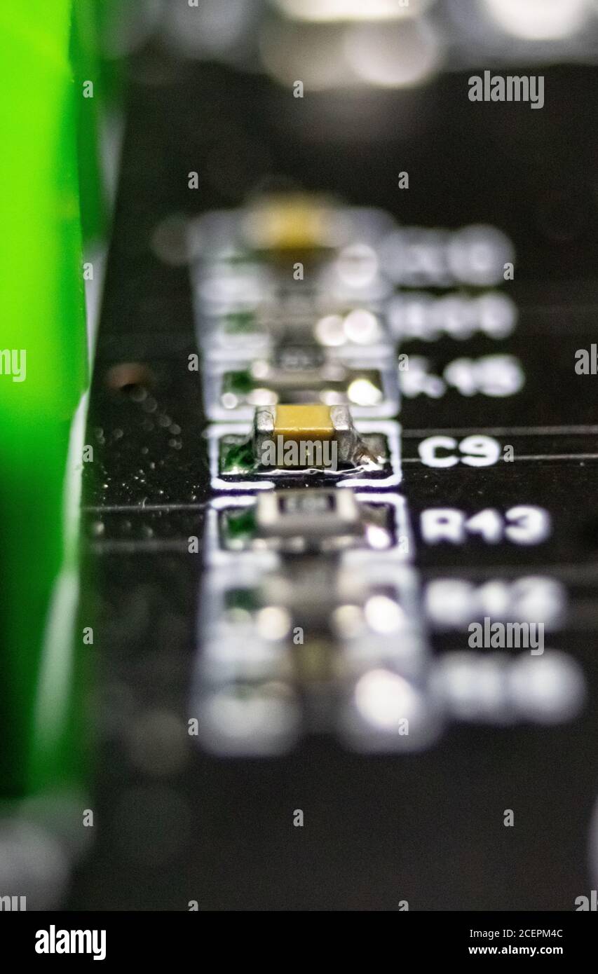 Capacitor On Pcb High Resolution Stock Photography and Images - Alamy