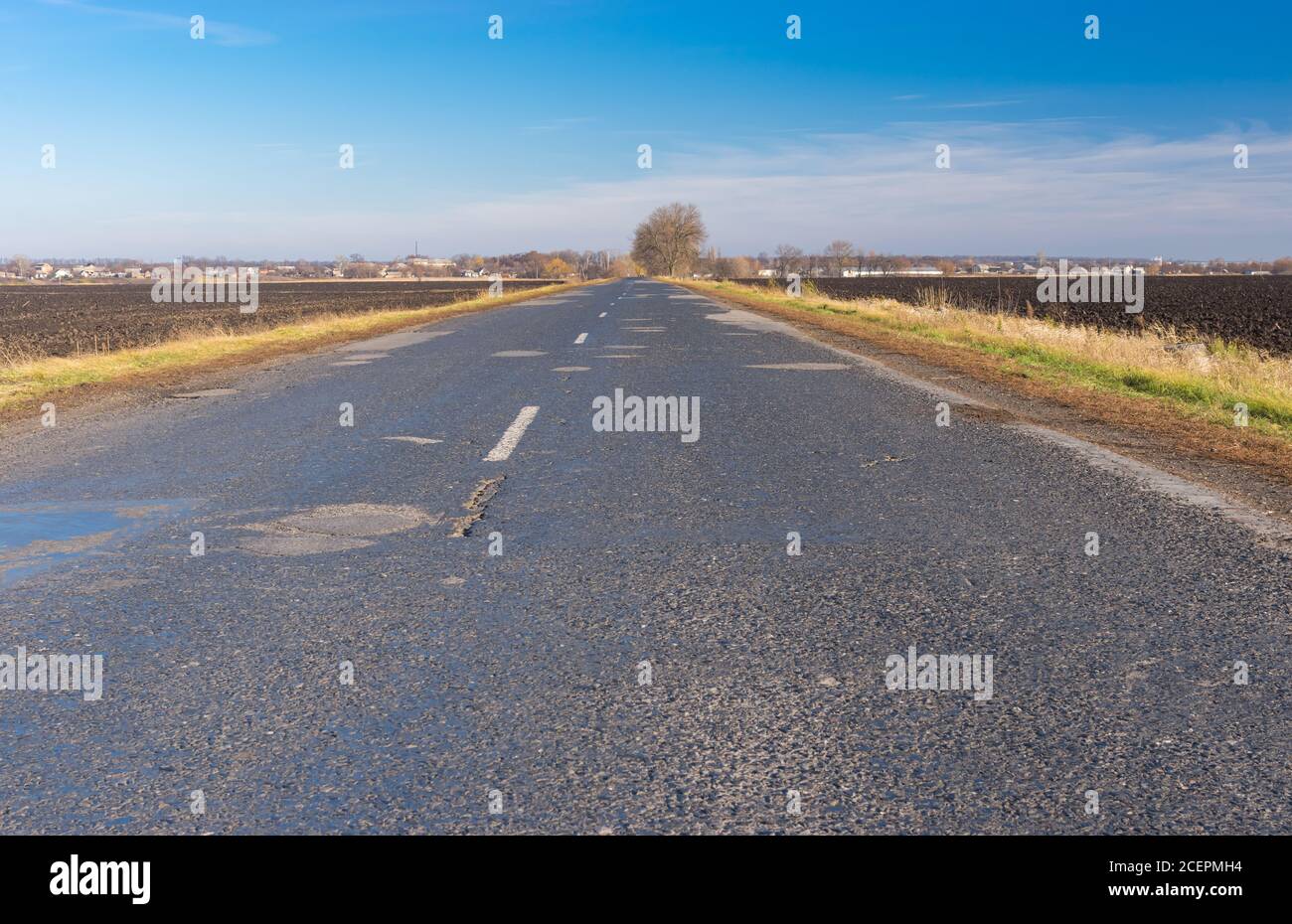 Depressed road hi-res stock photography and images - Alamy