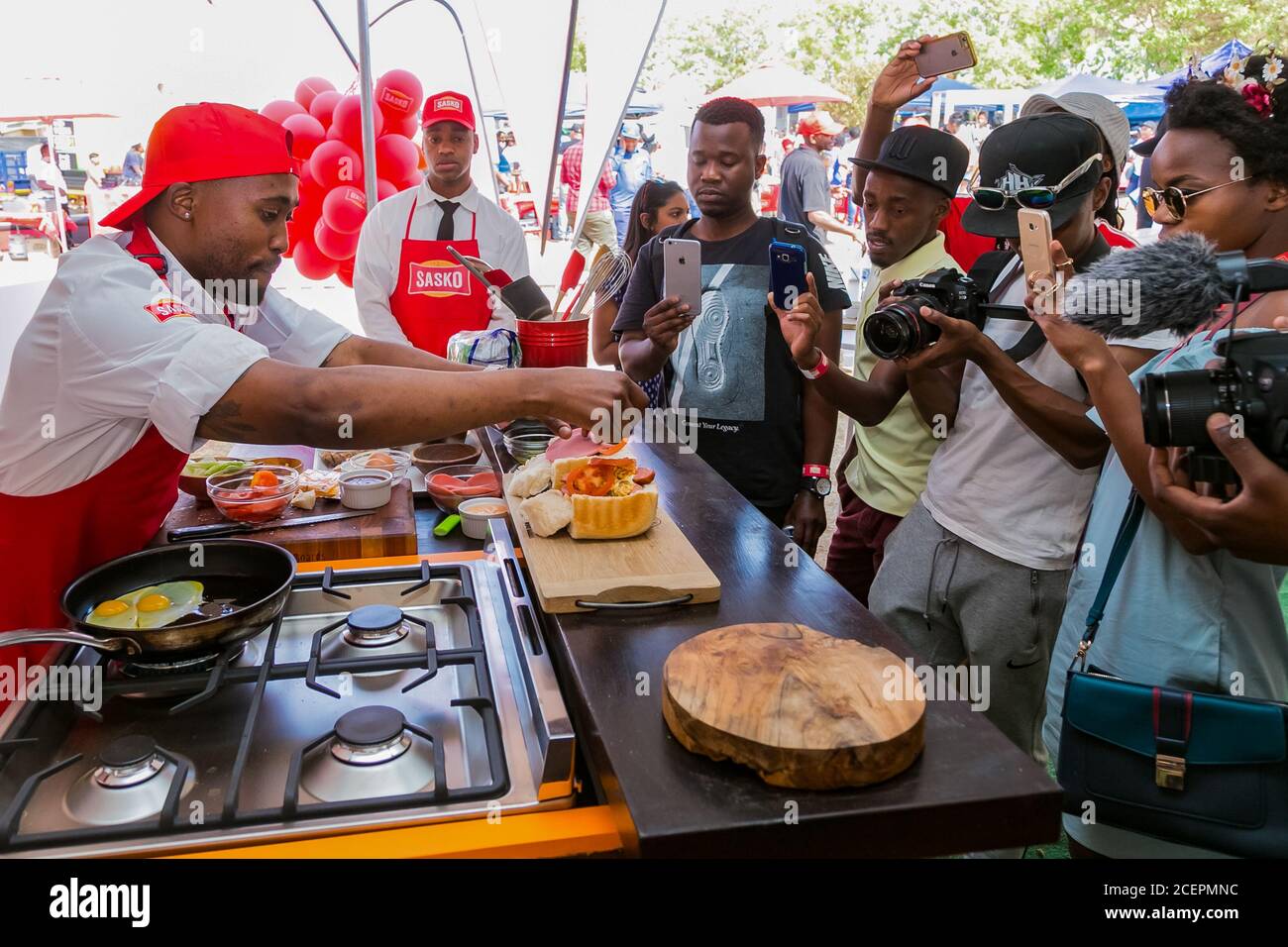 Soweto, South Africa - September 17, 2017: Professional Chefs cooking ...