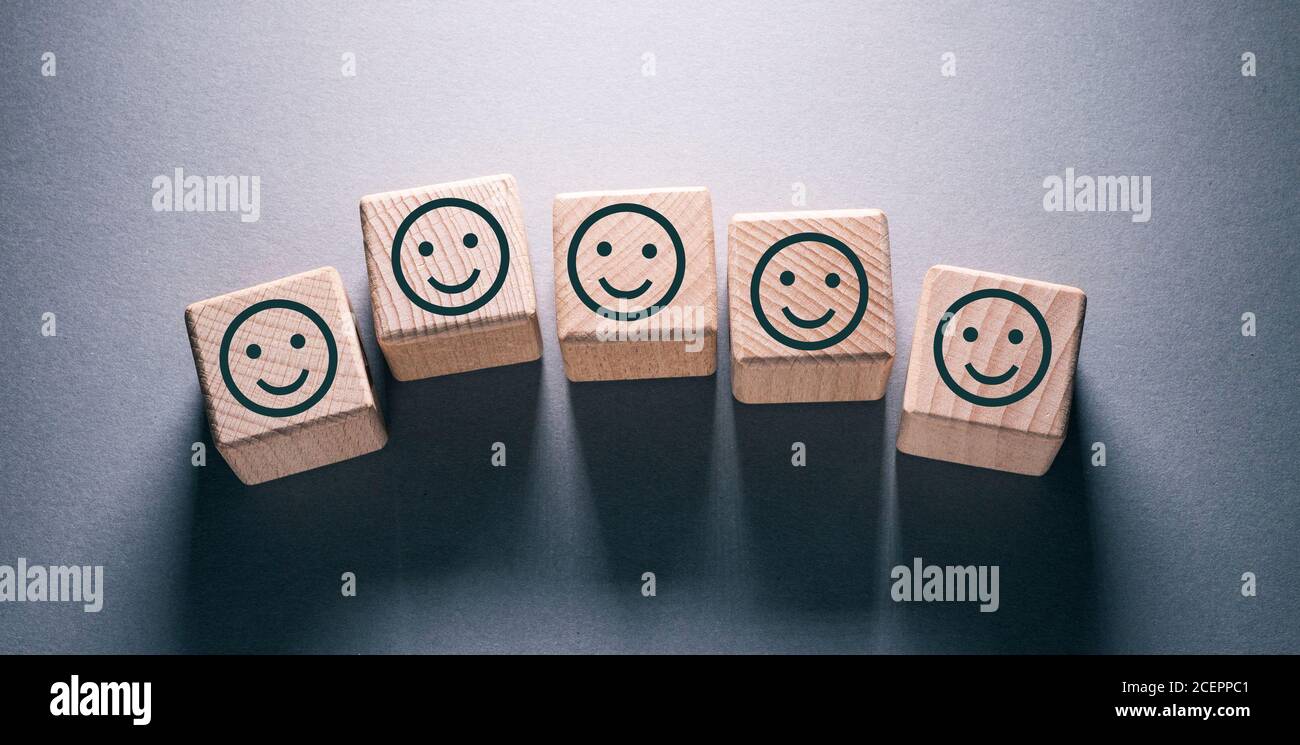 Smiling face word written hi-res stock photography and images - Alamy