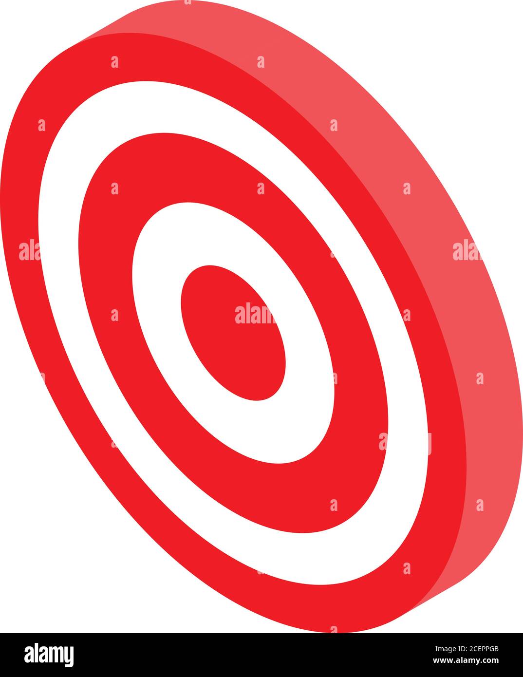 Home office work target icon, isometric style Stock Vector Image & Art ...