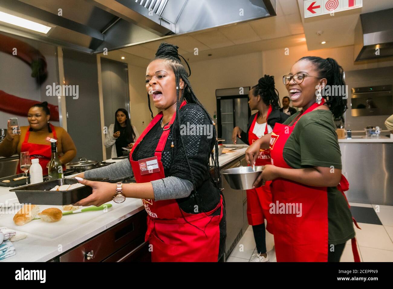 Johannesburg, South Africa - October 05, 2017: Young African women ...
