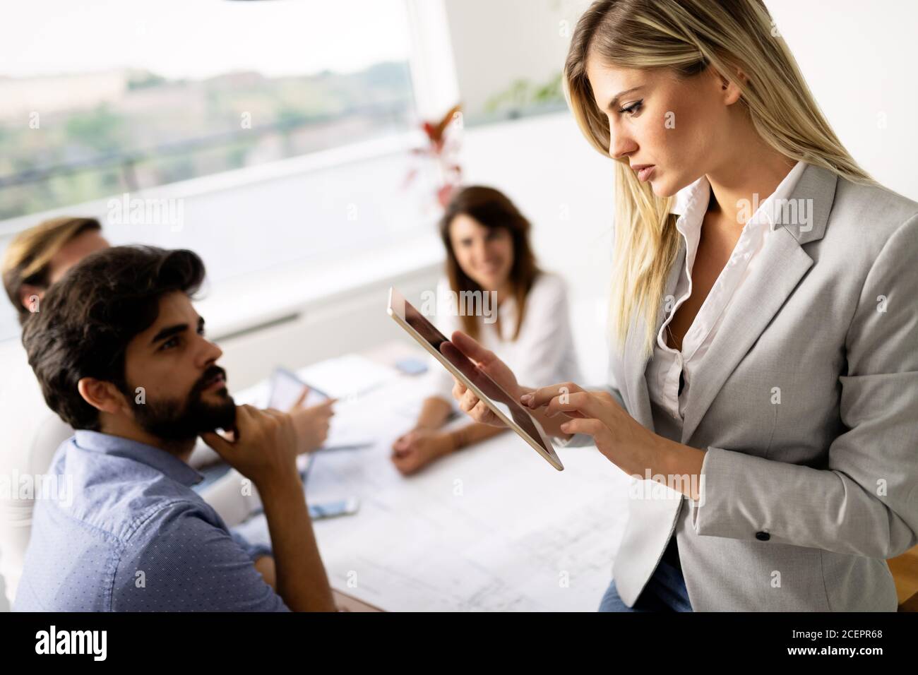 Construction office team hi-res stock photography and images - Alamy