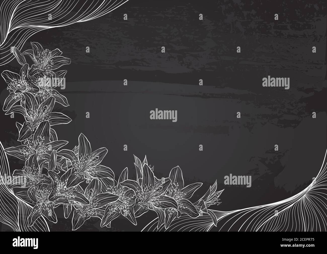 White chalk drawing party Stock Vector Images - Alamy