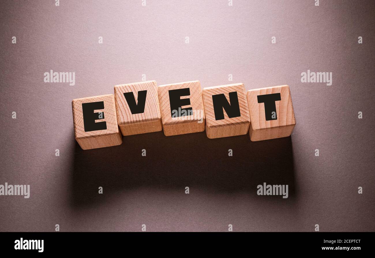 Event word hi-res stock photography and images - Alamy