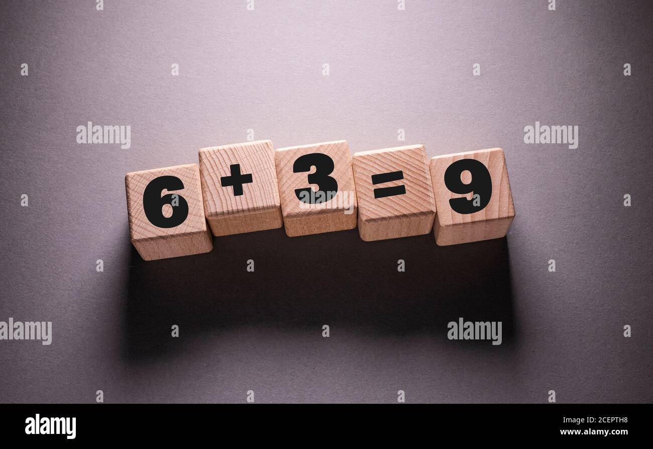 Word math concept written hi-res stock photography and images - Alamy