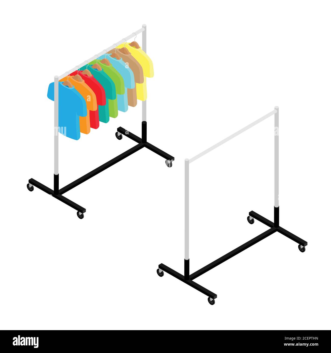 Colourful wardrobe Stock Vector Images - Alamy