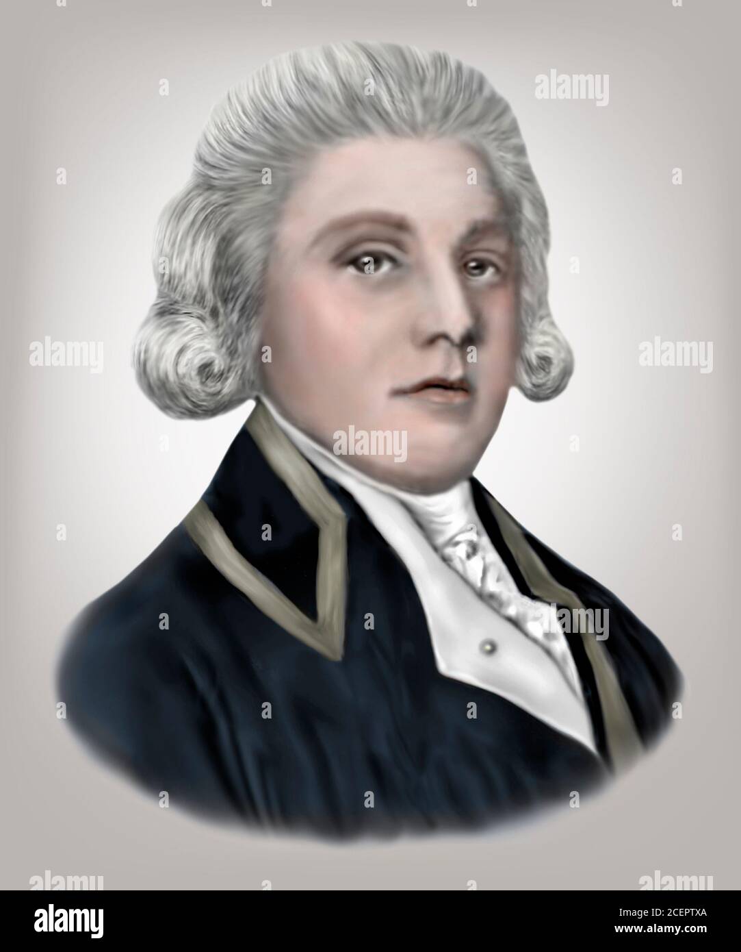 George Bass 1771-1803 British Naval Surgeon Explorer of Australia Stock ...