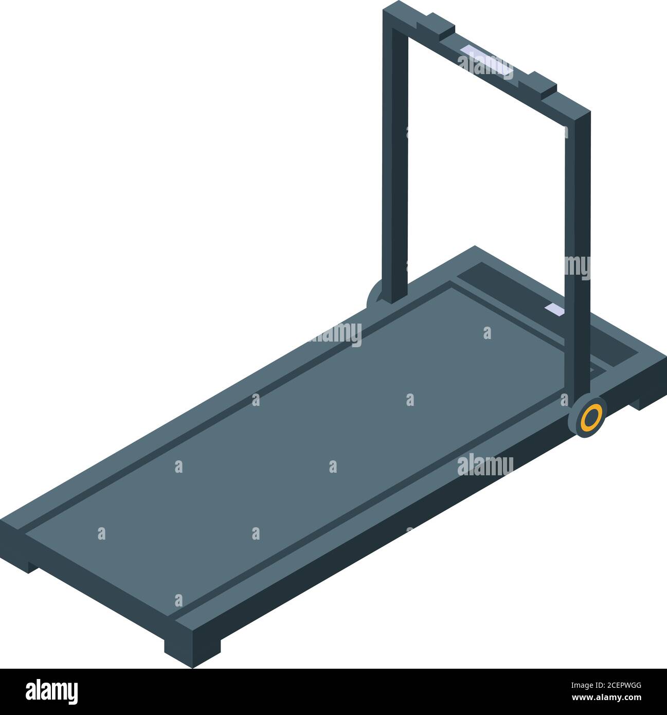 Home training treadmill icon, isometric style Stock Vector Image & Art ...