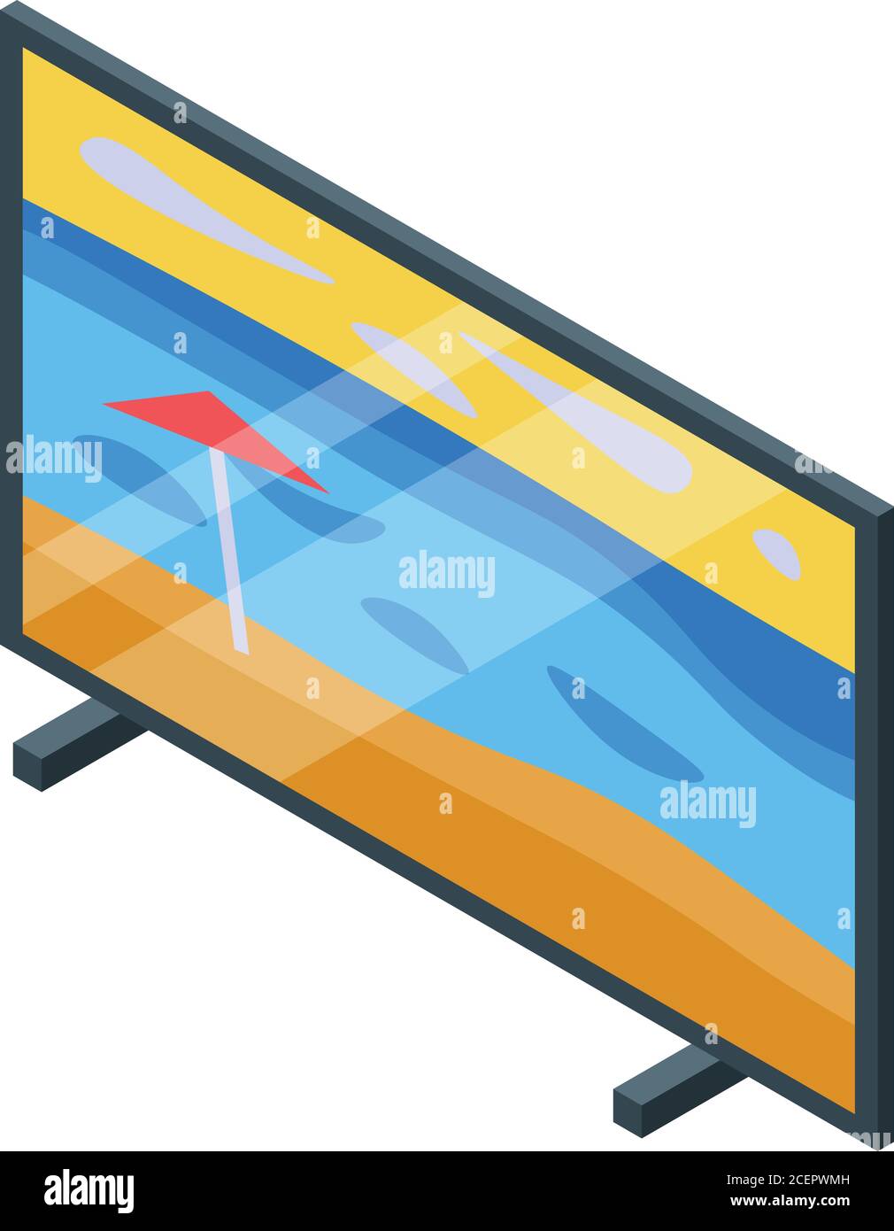3d tv family Stock Vector Images - Alamy