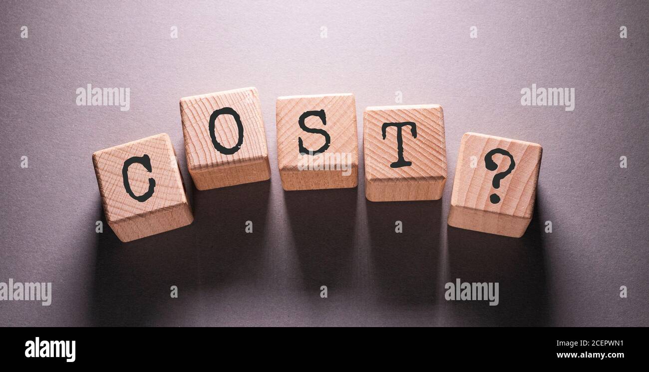 Cost Word High Resolution Stock Photography and Images - Alamy