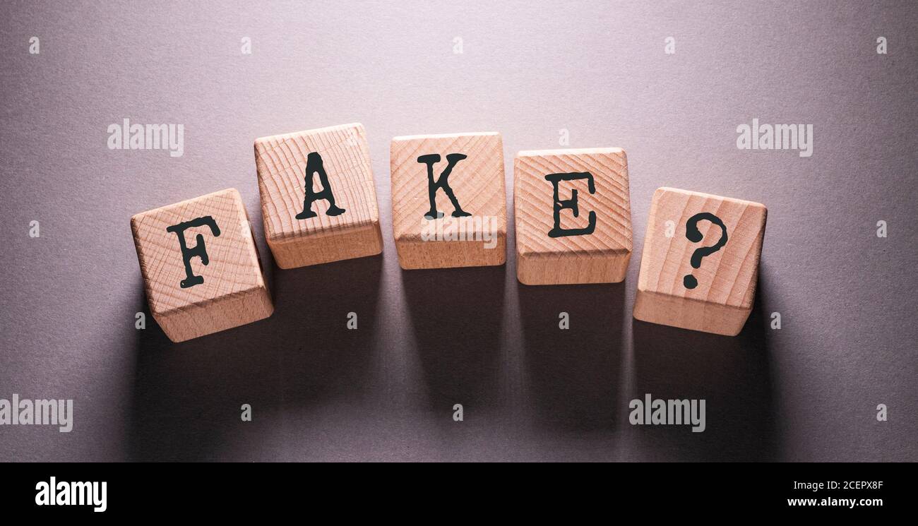 Fake word hi-res stock photography and images - Alamy