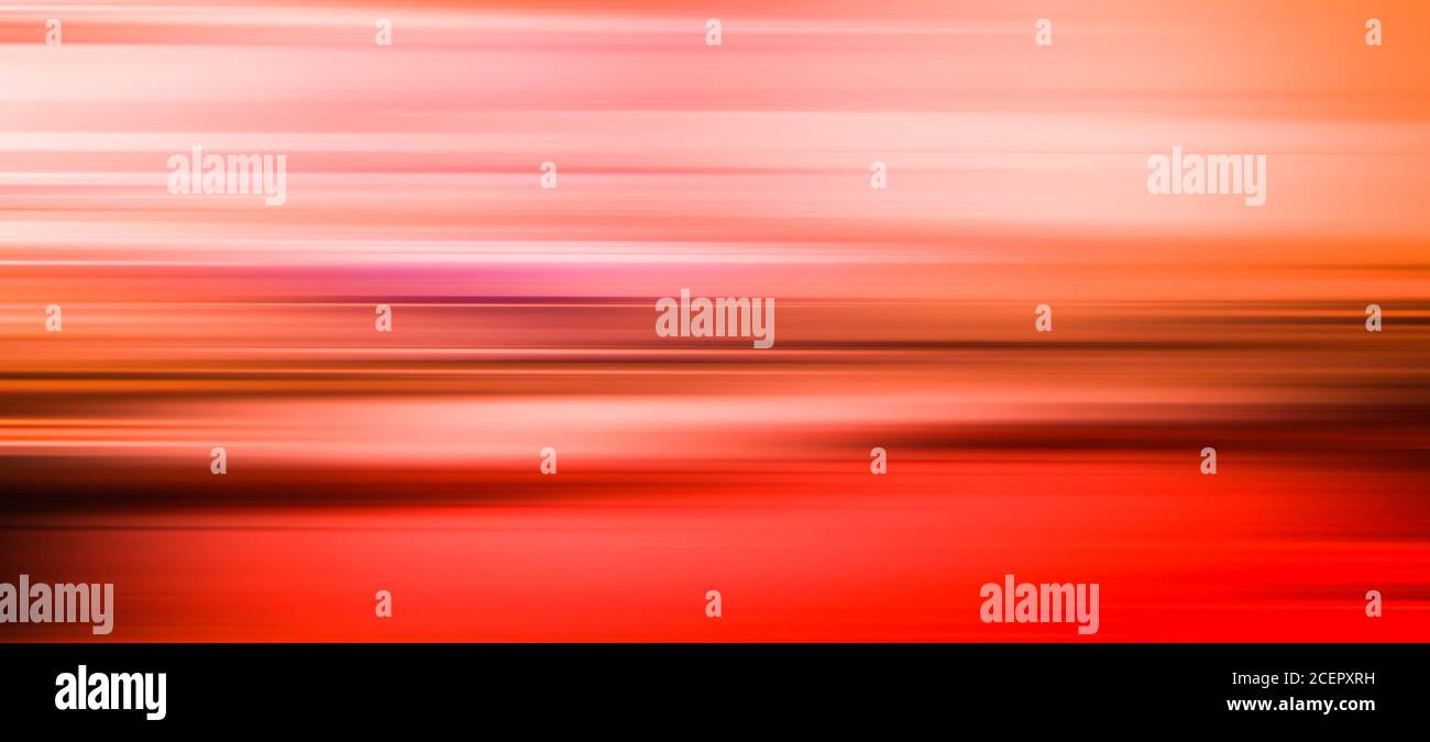 Horizontal red motion blur gradient lines abstract stripes background ...