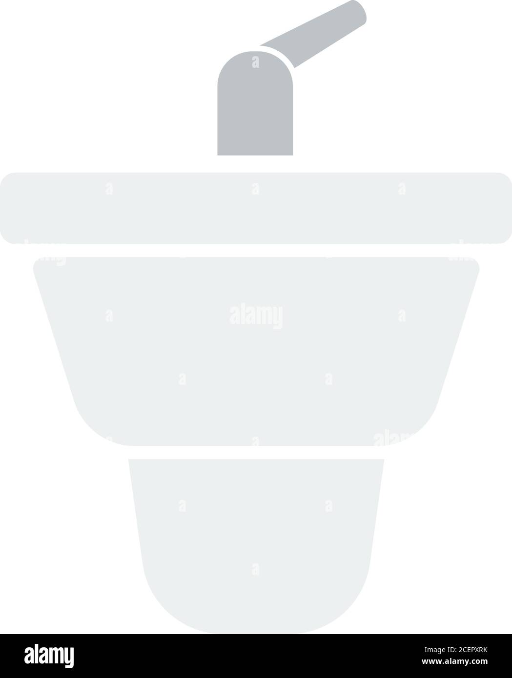 Bidet Icon. Flat Color Design. Vector Illustration Stock Vector Image ...