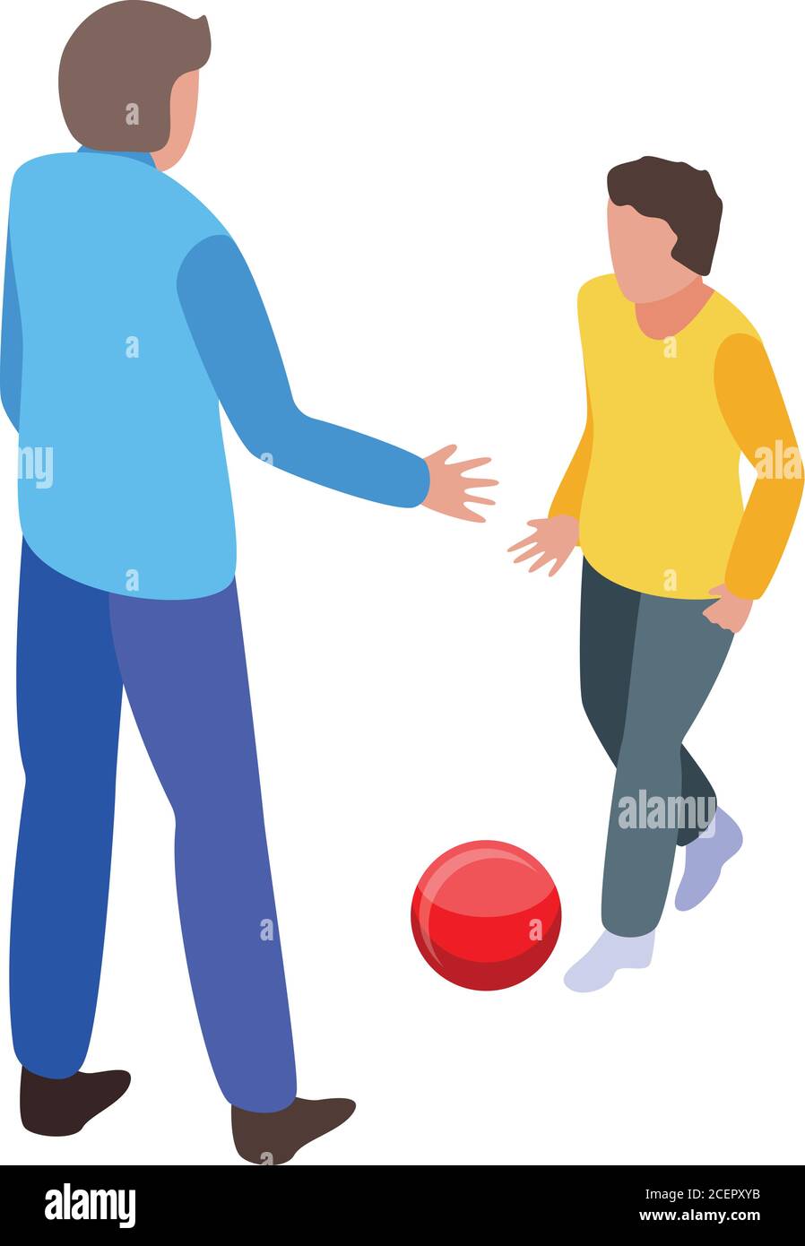 Boy football retro Stock Vector Images - Alamy