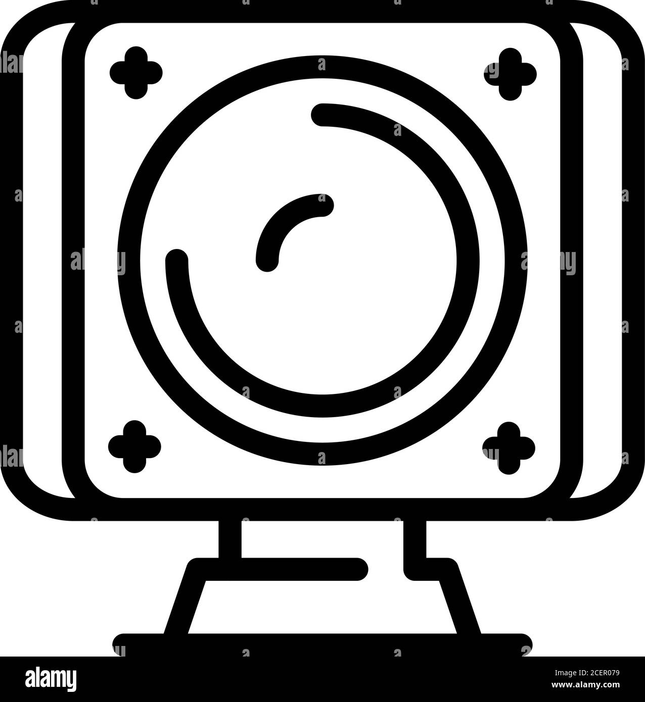 Home web camera icon, outline style Stock Vector Image & Art - Alamy