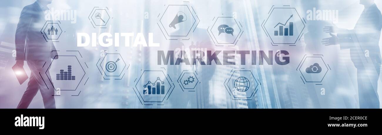 Digital marketing banner hi-res stock photography and images - Alamy