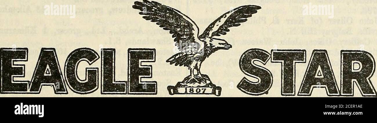 The eagle star insurance hi-res stock photography and images - Alamy