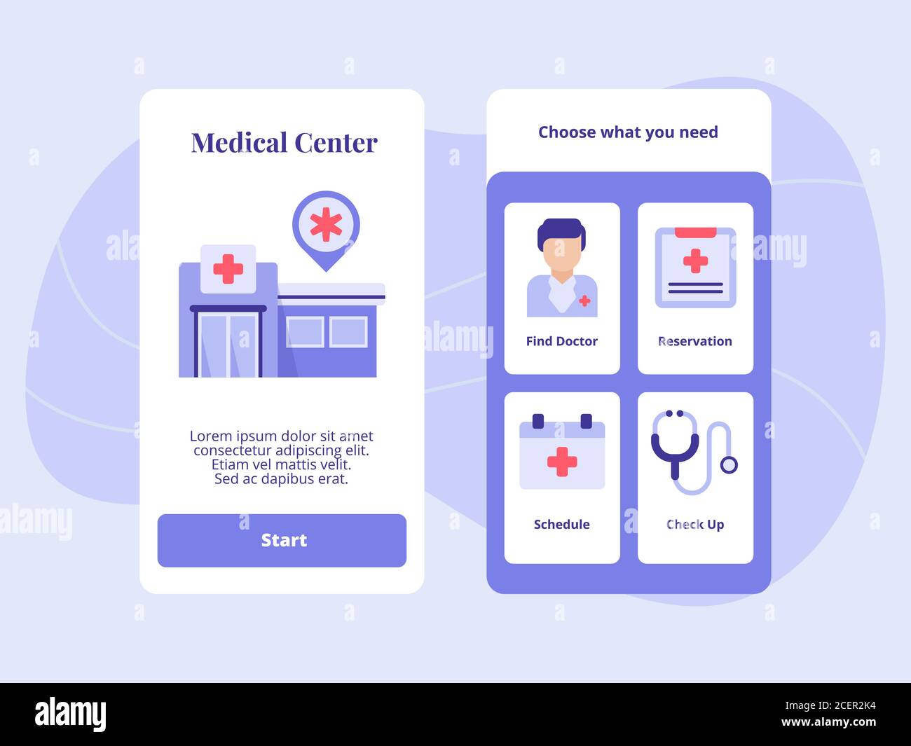 Medical center find doctor reservation schedule check up for mobile ...