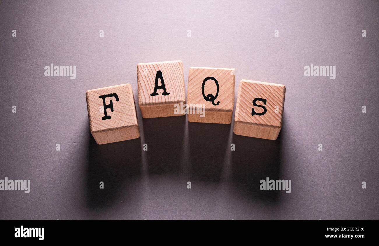 Faqs on website hi-res stock photography and images - Alamy