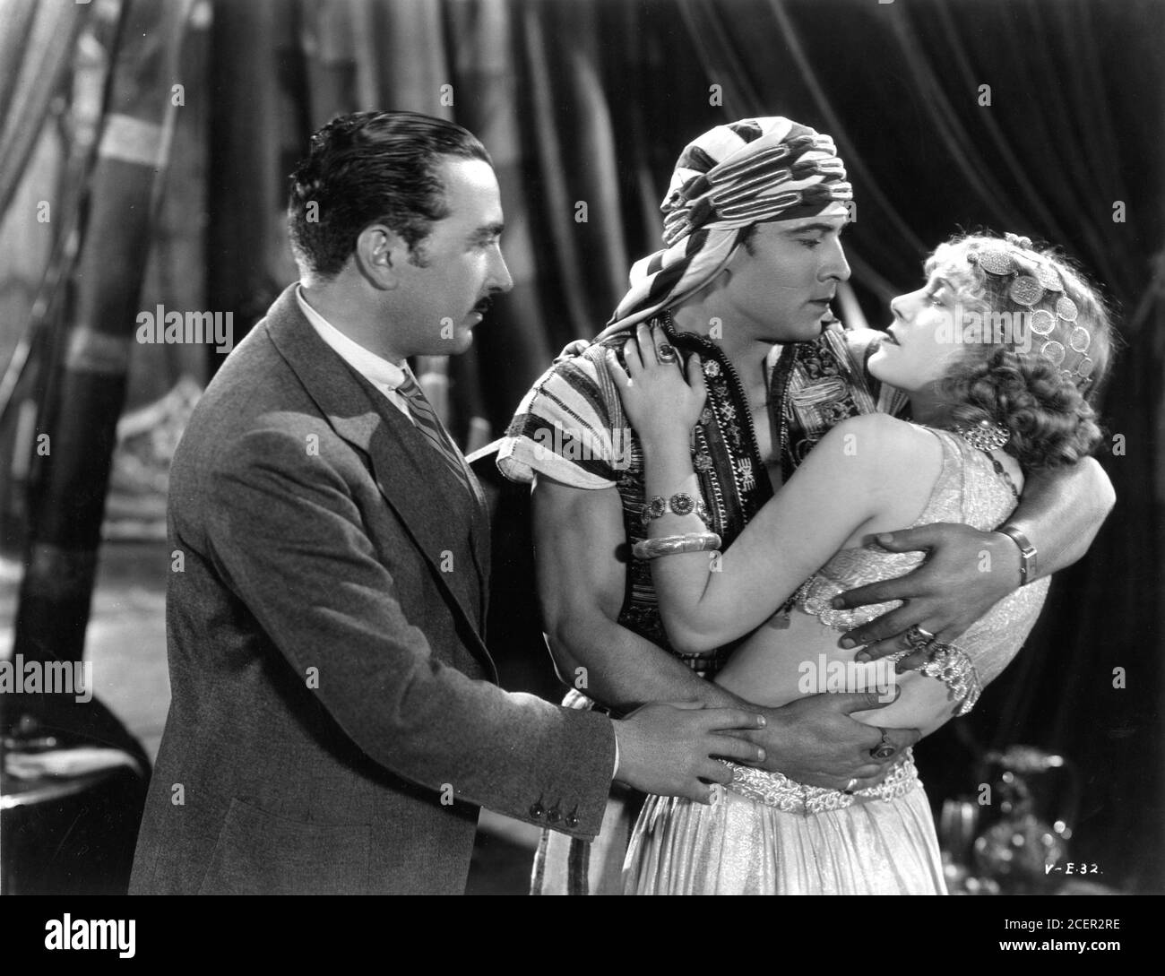 Director GEORGE FITZMAURICE directing RUDOLPH VALENTINO and VILMA BANKY ...