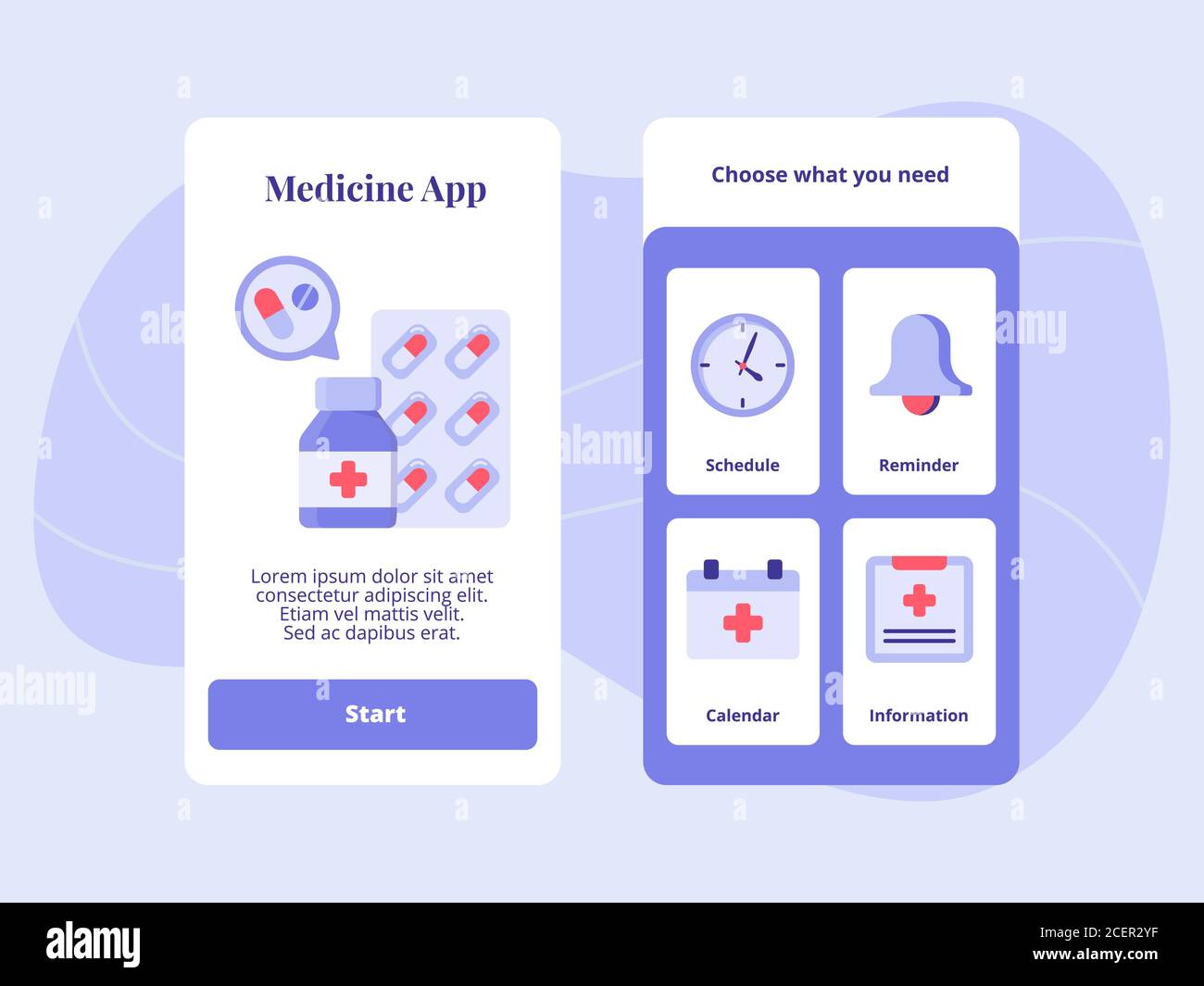 Medicine app schedule reminder calender information for mobile apps ...