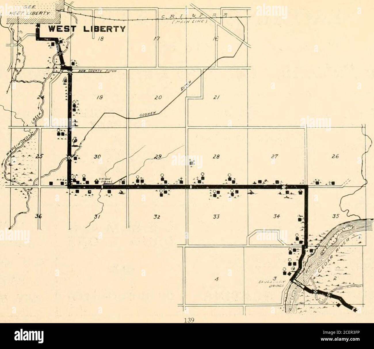 Map of muscatine hi-res stock photography and images - Alamy