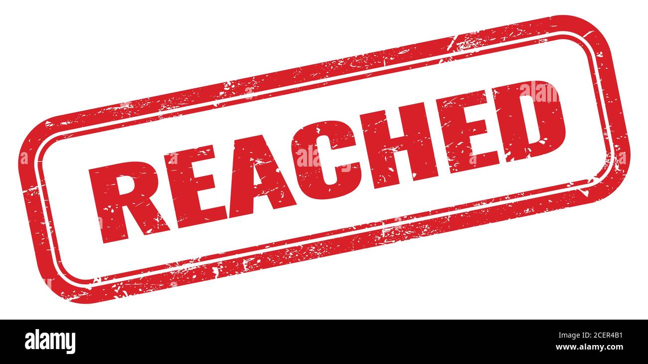Reached word hi-res stock photography and images - Alamy