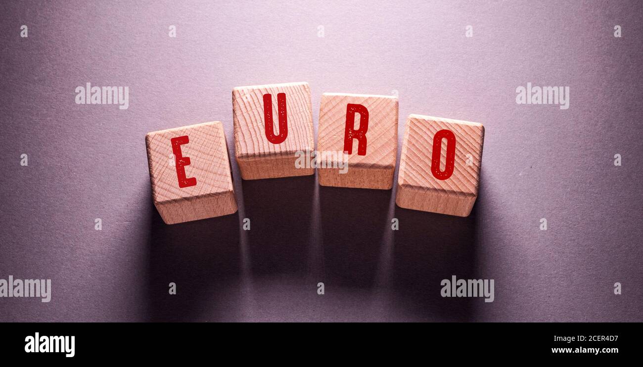 Cubes symbol euro hi-res stock photography and images - Alamy