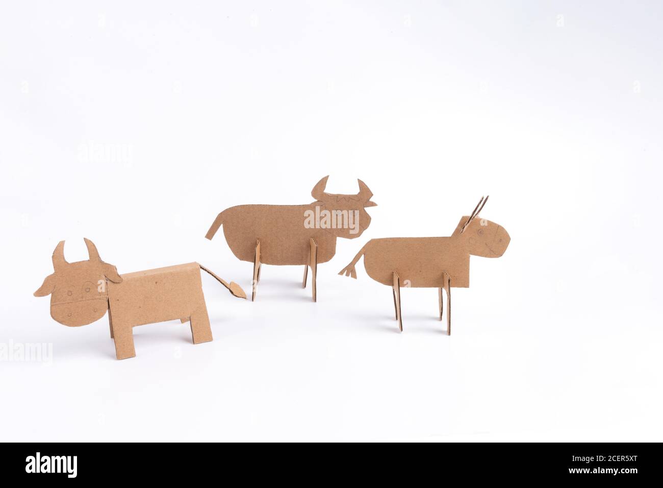 year of the ox craft, DIY for kids, tutorial how to make cow or bull ...