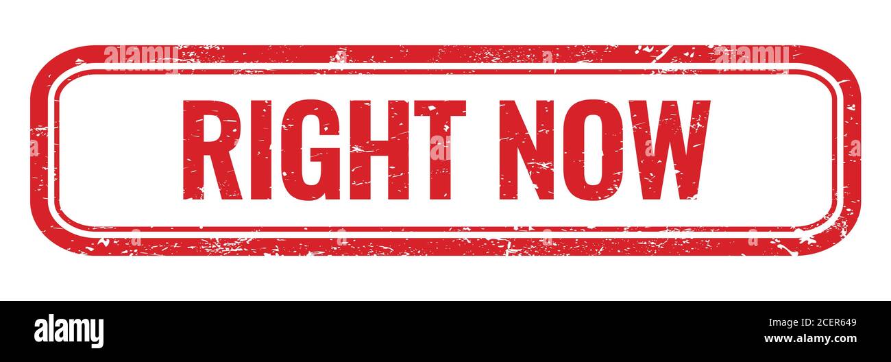 Right now rubber stamp hi-res stock photography and images - Alamy