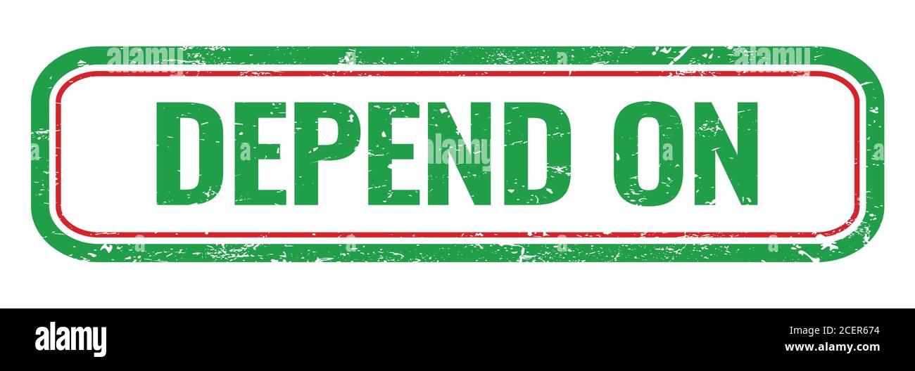 Depend on stamp Cut Out Stock Images & Pictures - Alamy