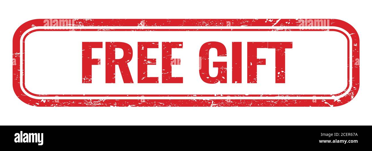 Free gift stamp hi-res stock photography and images - Alamy