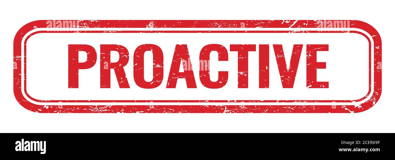 Proactive rubber stamp hi-res stock photography and images - Alamy