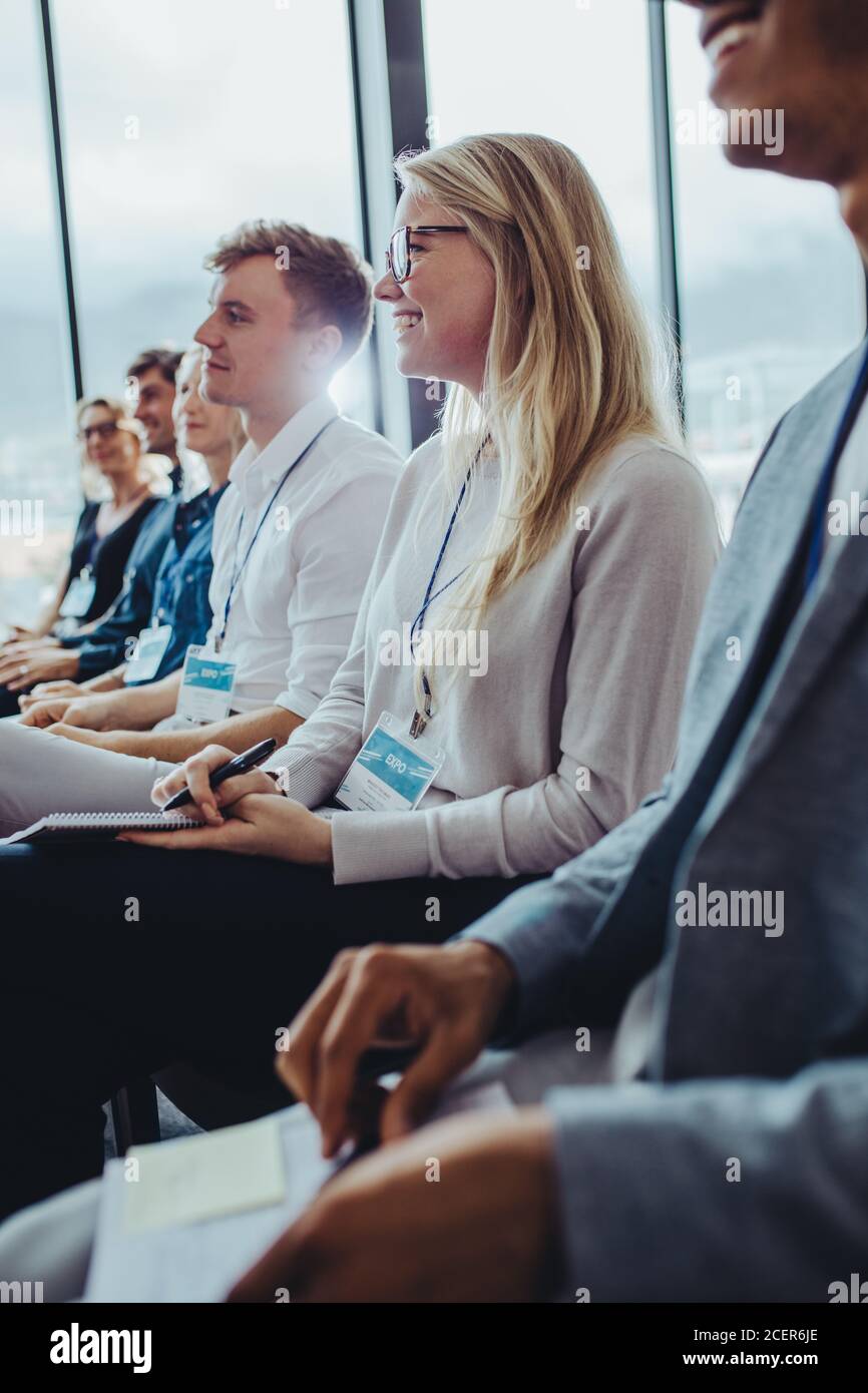 People attending seminar hi-res stock photography and images - Alamy