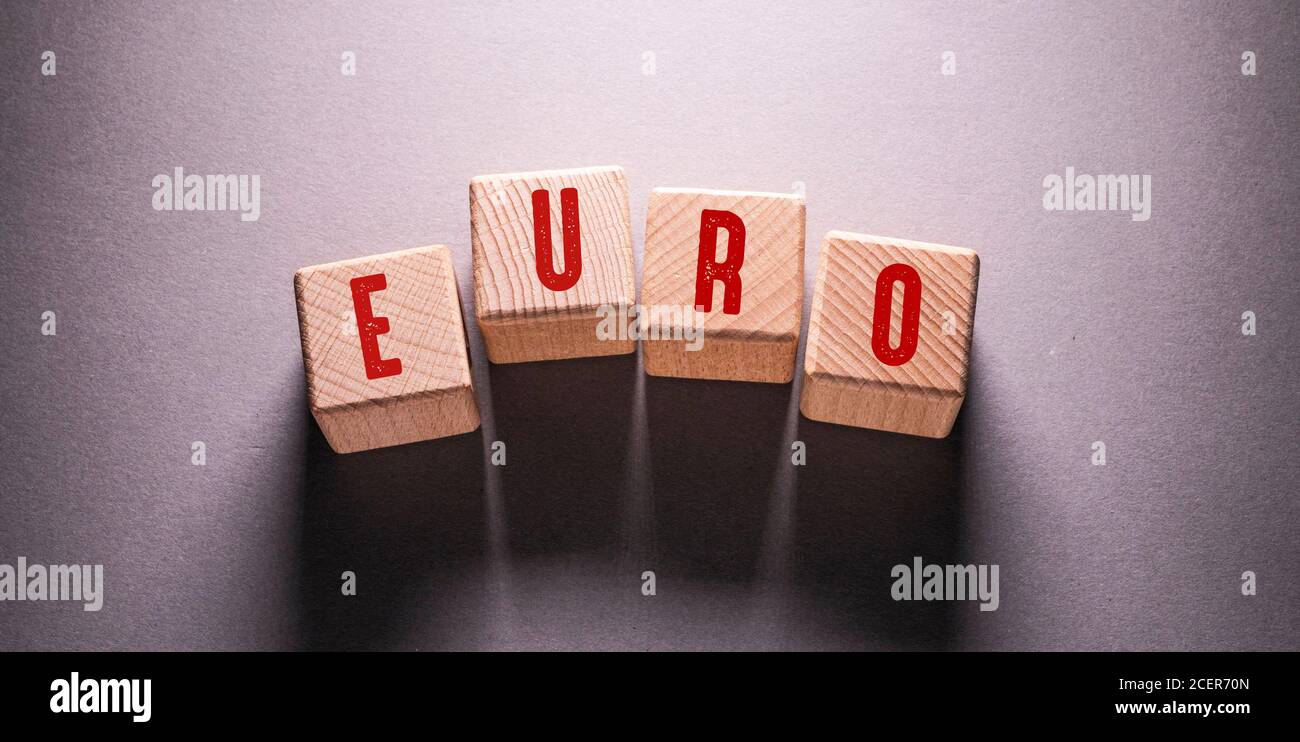 Cubes symbol euro hi-res stock photography and images - Alamy